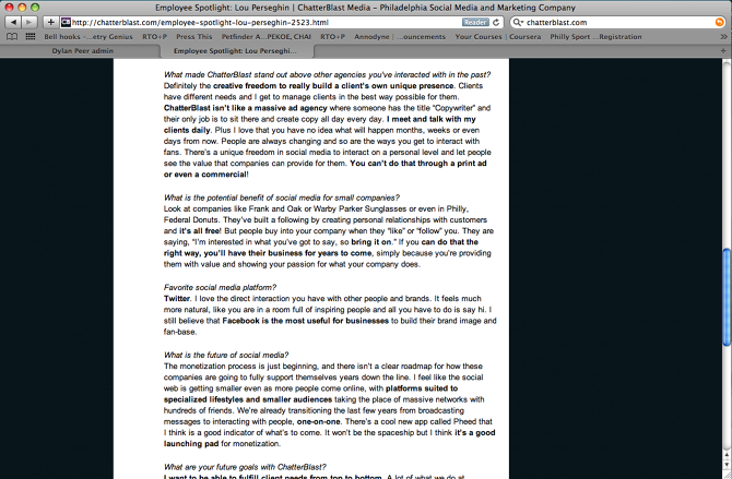 ChatterBlast - Dylan Peer